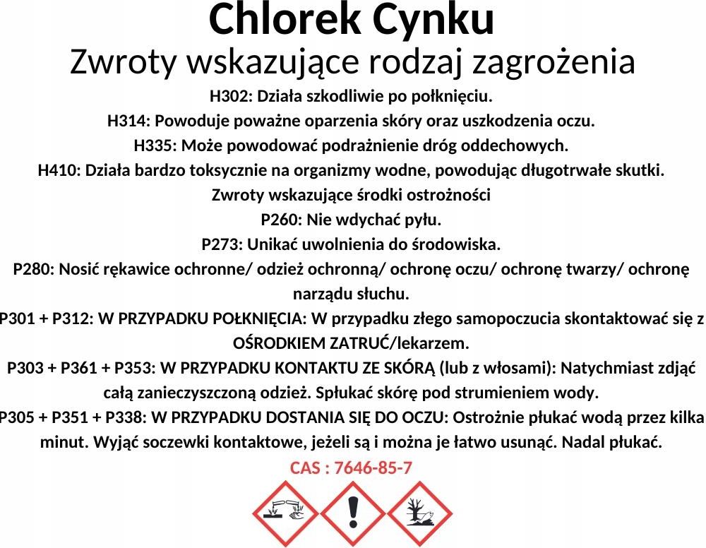 Chlorek Cynku 250G - ceny i opinie - Ceneo.pl