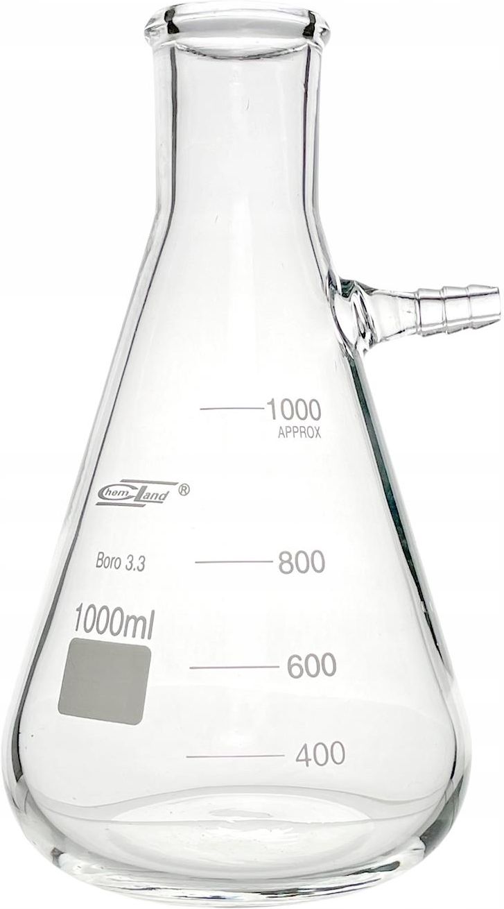 Drobne akcesoria medyczne Chemland Kolba Próżniowa Z Kroć.Szkl. B/Szlif ...