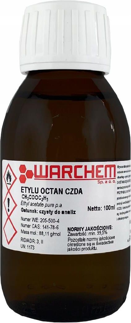 Warchem Octan Etylu Czysty Do Analiz 100Ml - ceny i opinie - Ceneo.pl