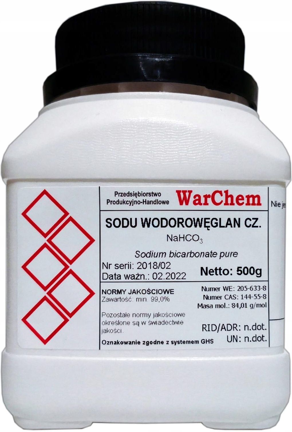 Warchem Wodorowęglan Sodu (Soda Oczyszczona)- 500G [57154] - ceny i ...