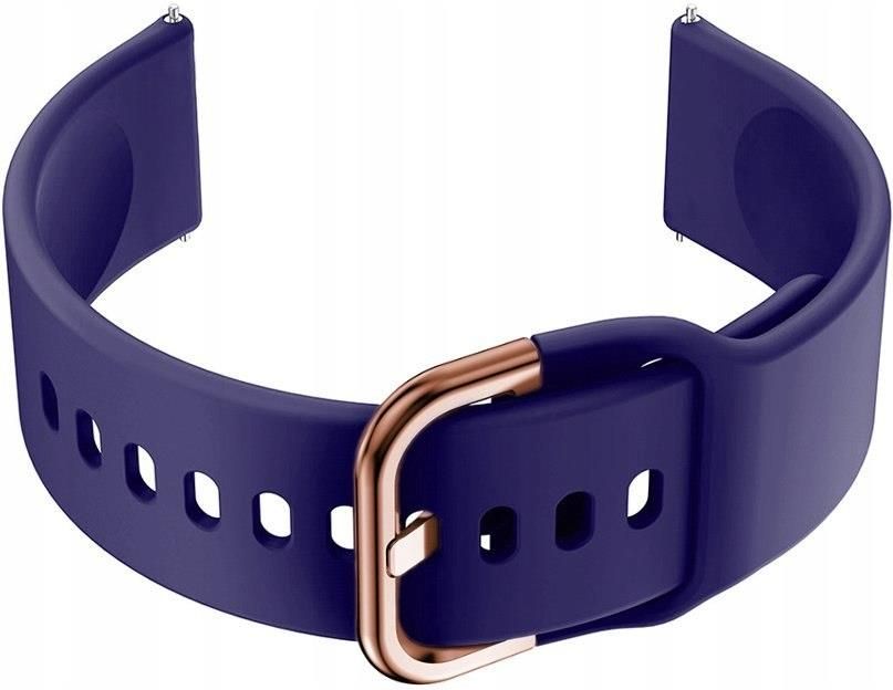 Inna Marka Pasek Gumowy Do Smartwatch 20mm Granat/Rosegold - Opinie i ...