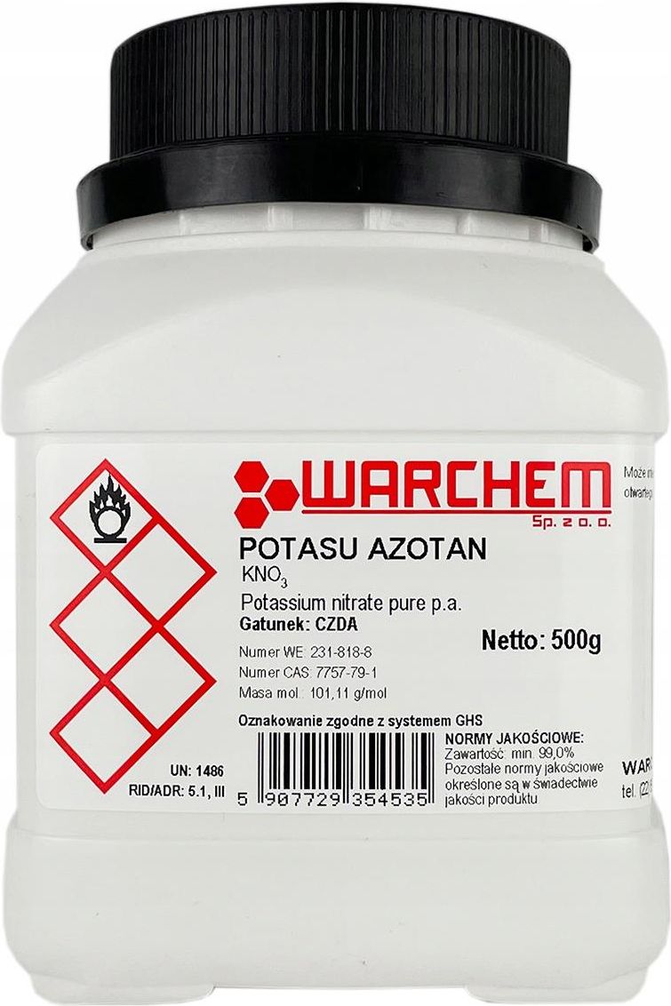 Warchem Azotan Potasu Czda 500G - ceny i opinie - Ceneo.pl