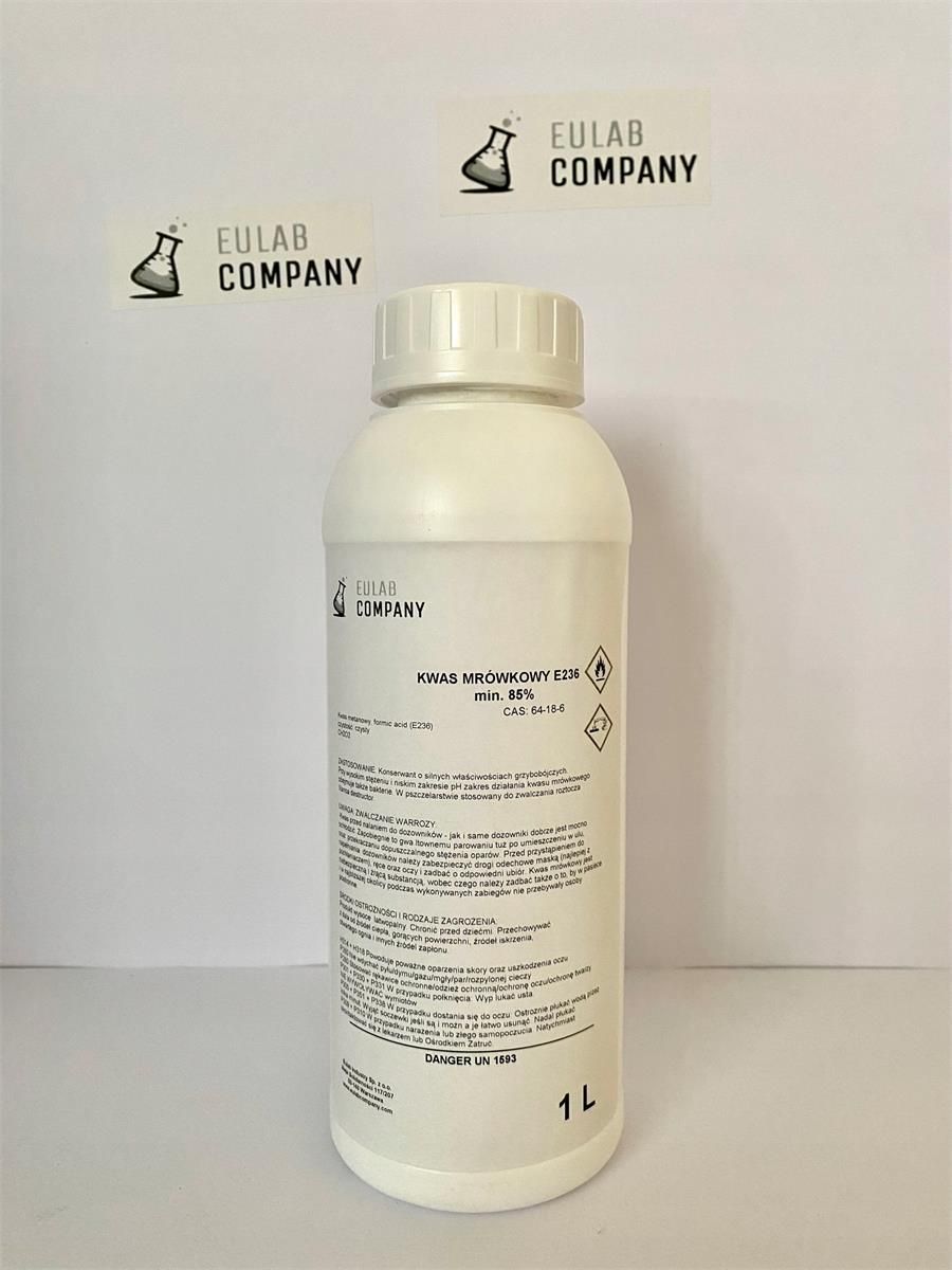 Kwas Mrówkowy 85% (Roztwór) E236 1L 1L - ceny i opinie - Ceneo.pl