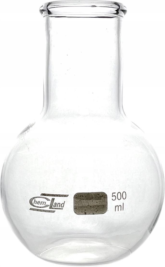 Chemland Kolba Kulista Płaskodenna Sz/Sz 500Ml (Chemland) - ceny i ...