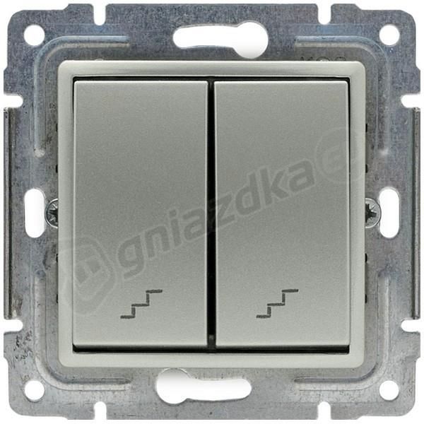 Kos Vena Łącznik Podwójny Schodowy 16Ax 515019 - Opinie i ceny na Ceneo.pl