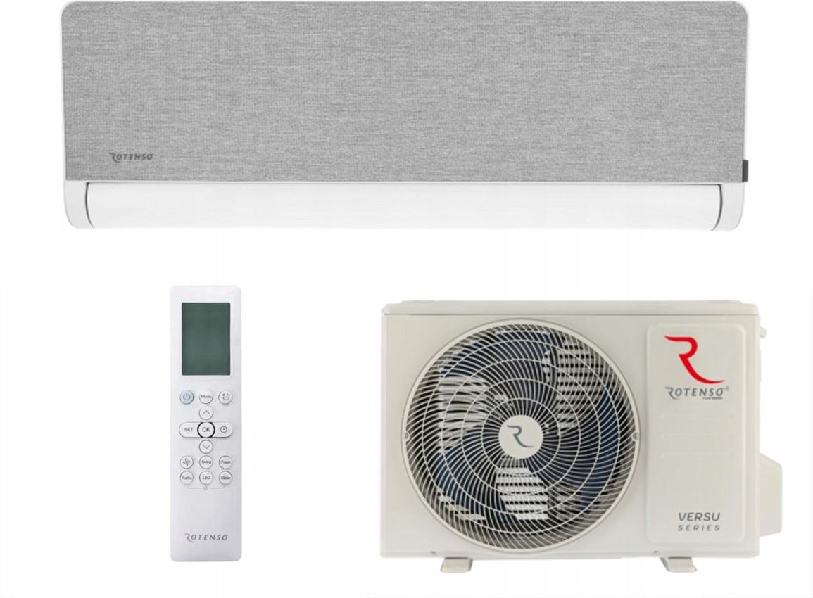 Klimatyzator Split Rotenso Versu Cloth Stone 2,6Kw VCS26XIO - ceny, opinie, sklepy - Ceneo.pl