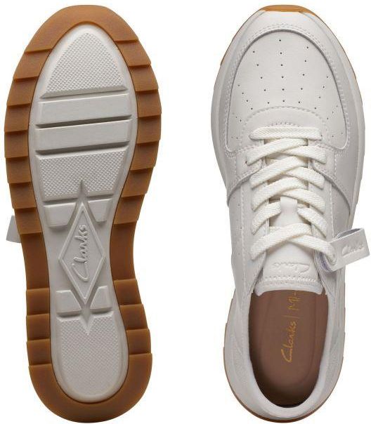 Buty Clarks Dash Lite Run kolor off white leather 26172006 - Ceny i ...