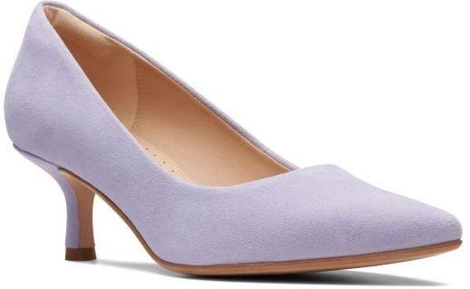 Buty Clarks Violet 55 Rae kolor lilac suede 26171860 - Ceny i opinie ...