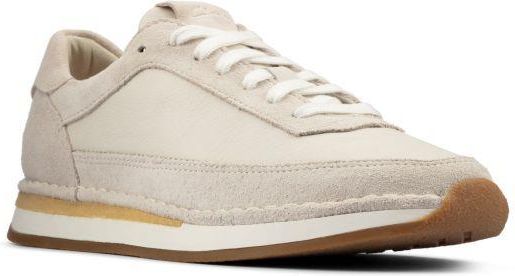 Buty Clarks Craft Run Lace Women kolor white suede 26158969 - Ceny i ...