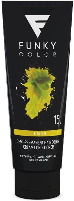 Funky Color Toner 15 Do Koloryzacji Włosów W Kremie Cytryna 100 Ml ...