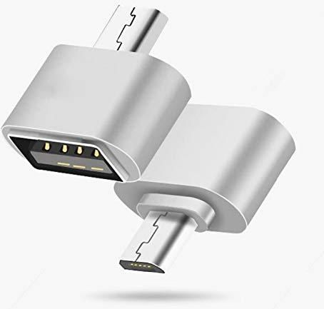 Shot Case Mini Usb/Micro Usb Adapter Do Huawei Y6 2019 Android Srebrna ...