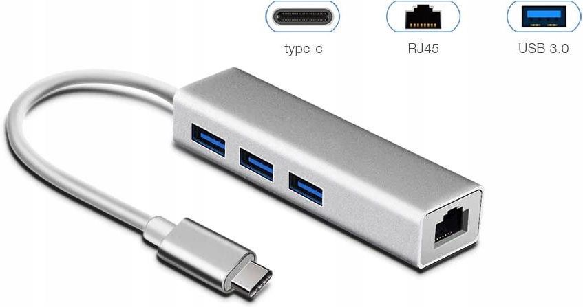 Novaza Tech Adapter Usb C 3.0 3.1 Thunderbolt 3 Ethernet Rj45 ...