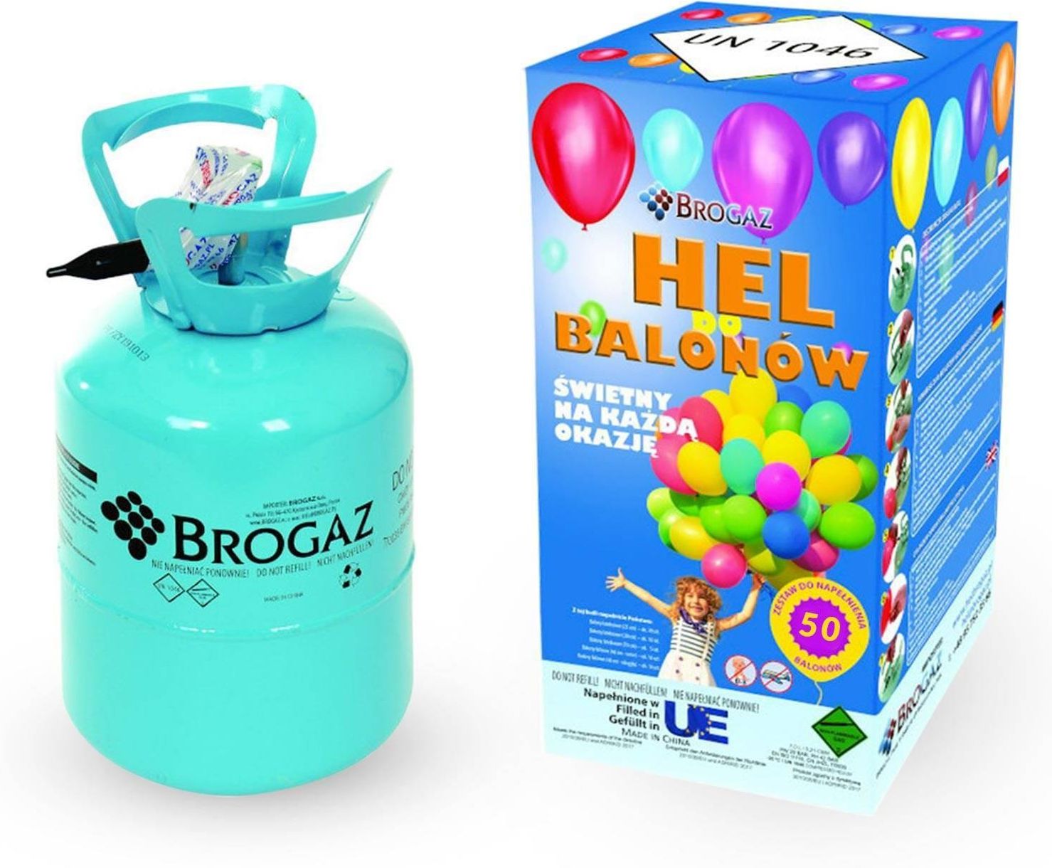 Brogaz Butla Z Helem 0,42 M3 Na 50 Balonów Z Reduktorem - Ceny i opinie - Ceneo.pl