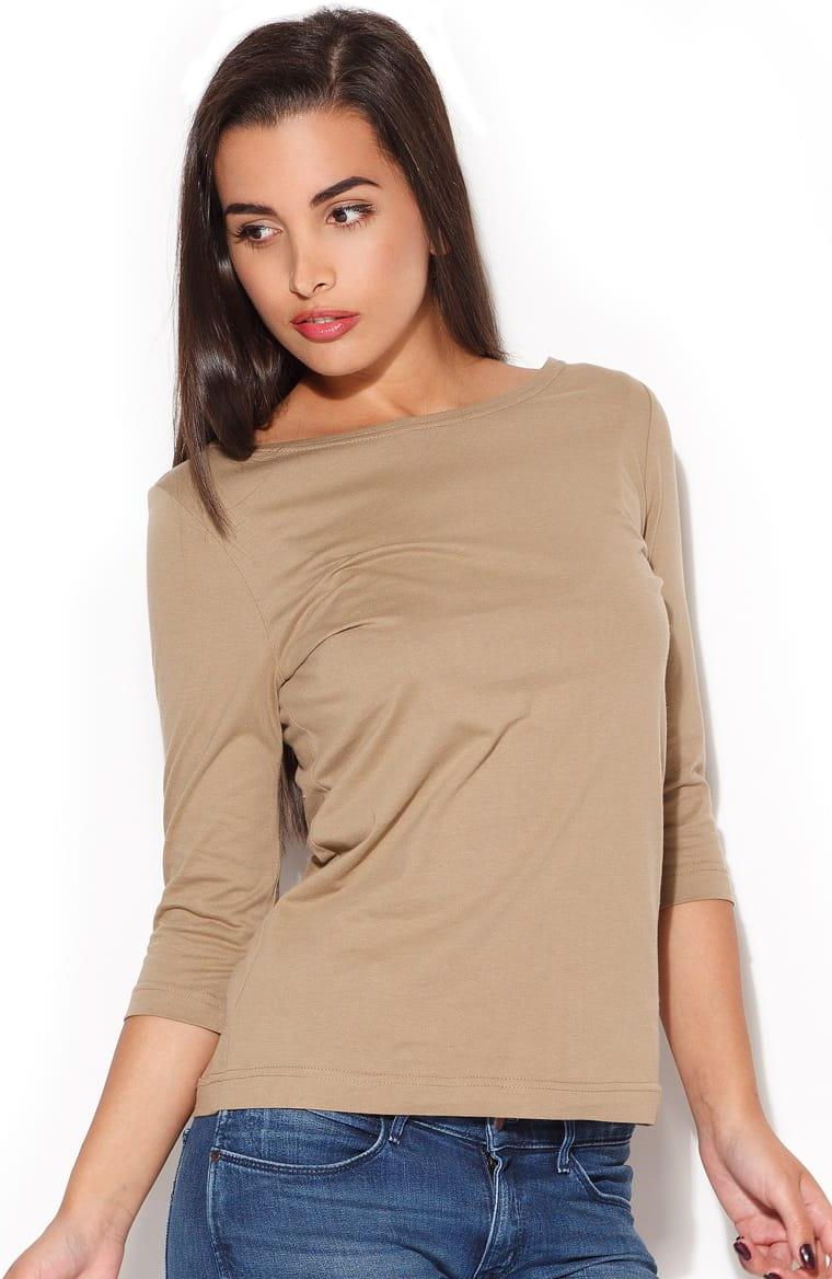 Bluzka Model K173 Beige - Katrus - Ceny i opinie - Ceneo.pl