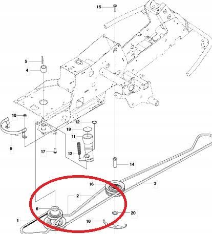 Husqvarna Pasek Napędowy Rider R316T Awd/R216/R318/16C Husq - Ceny i ...