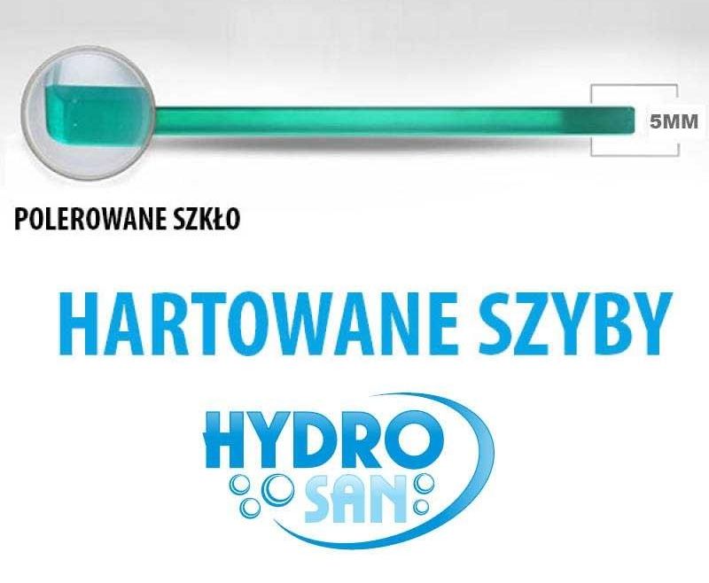 Kabina prysznicowa Hydrosan Wsh306 90x90 Czarna WSH306BLACKKWADR ...