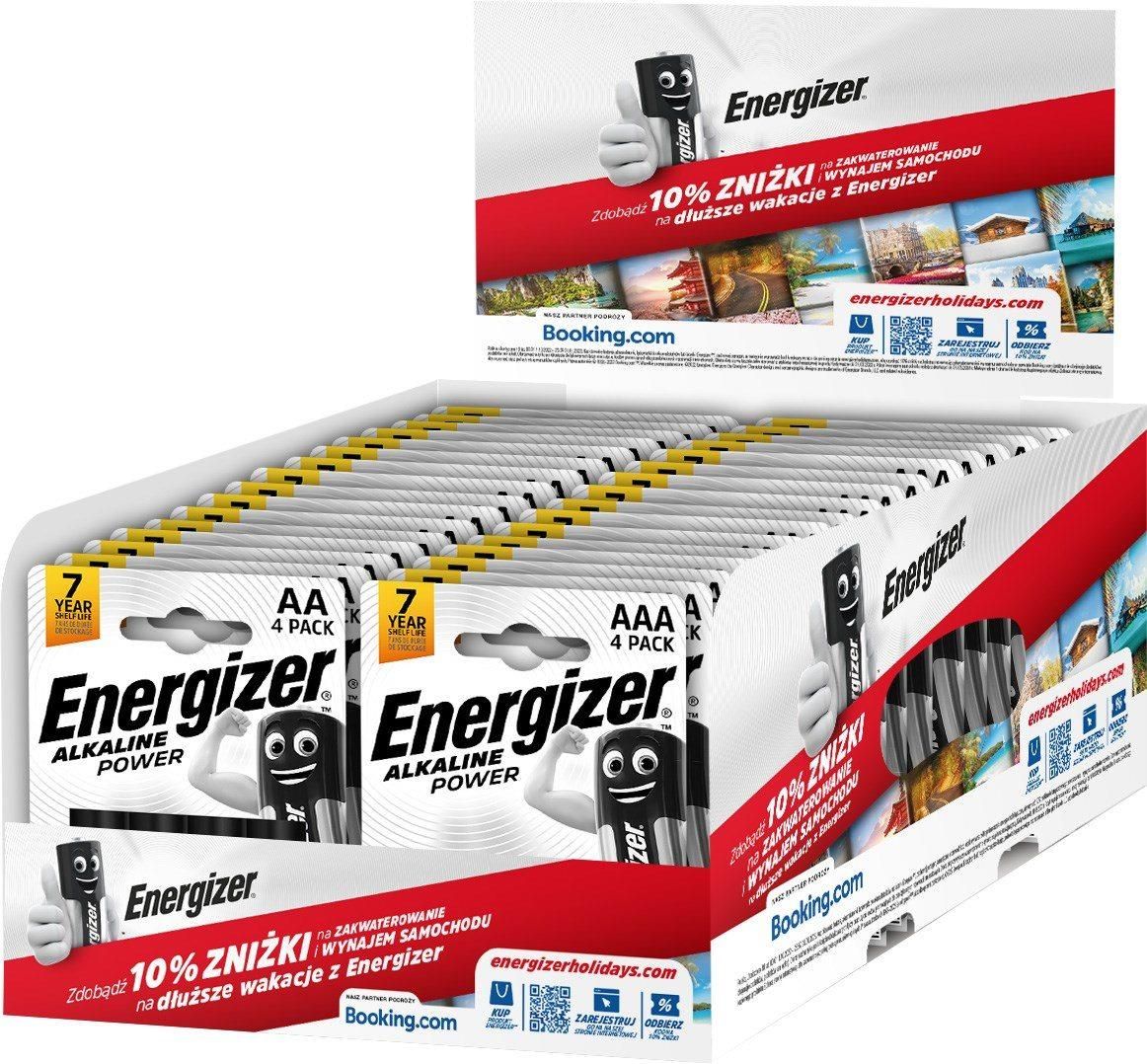 Energizer Display Baterie Alkaline Power 16Xaa/4+16Xaaa/4 New Booking ...
