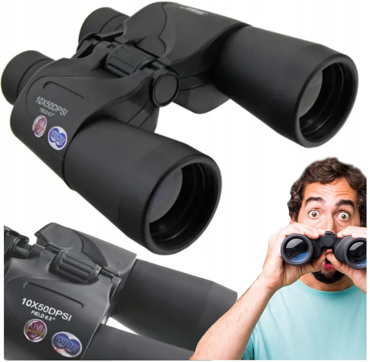 Lornetka Inna;Genetic Lornetka Turystyczna Mocna Hd Dps 10X50 Myśliwska - Ceny i opinie na Ceneo.pl