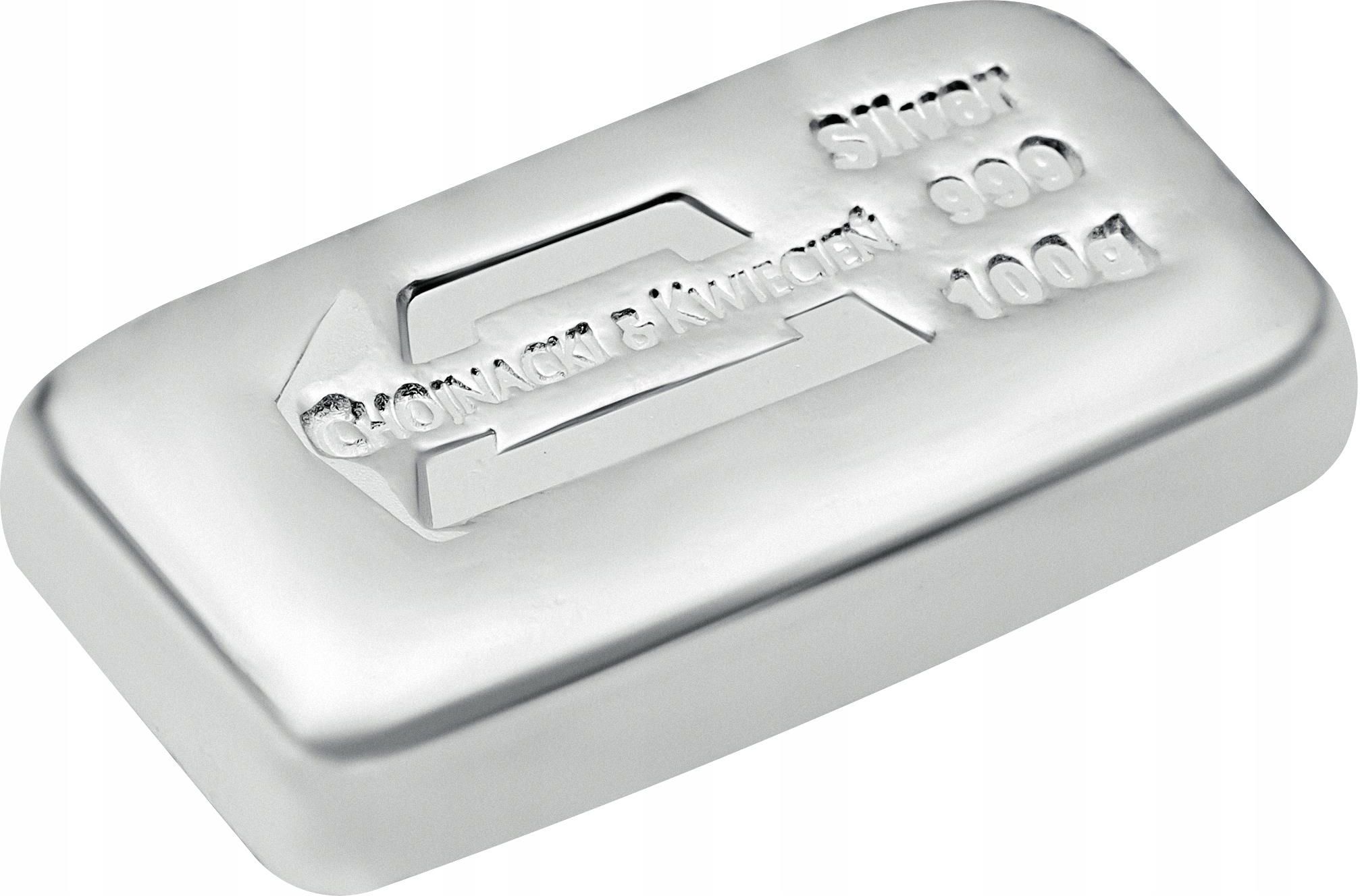 Nieakredytowany Sztabka Srebra 100G Chojnacki & Kwiecień - Ceny i ...