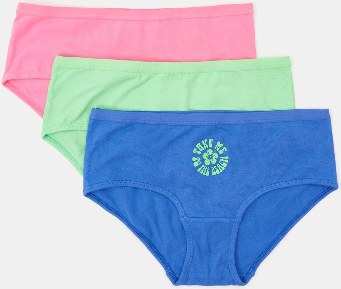 Sinsay - Majtki hipster 3 pack - Wielobarwny - Ceny i opinie - Ceneo.pl