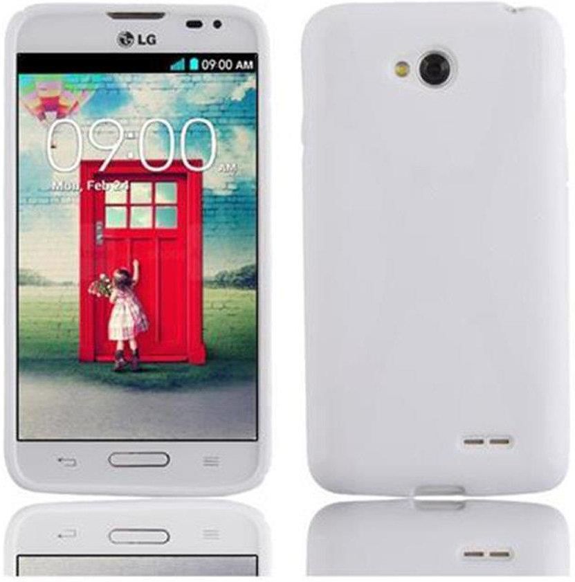 Cadorabo Pokrowiec Do Lg L70 (1. Sim) Pokrowiec Ochronny W Biały ...