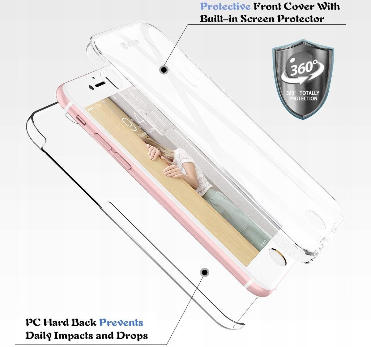 Case Etui Przezroczyste Apple Iphone 6 Plus 360 Stopni - Etui na telefon, ceny i opinie - Ceneo.pl