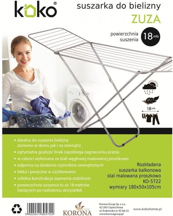 Koko Suszarka Na Pranie Balkonowa 18M Zuza Ko 5722 - Opinie i ...
