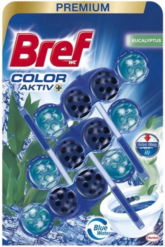 Bref Coloractive Barwiące Kulki Do Wc 3X50G Eukaliptus - Opinie i ...