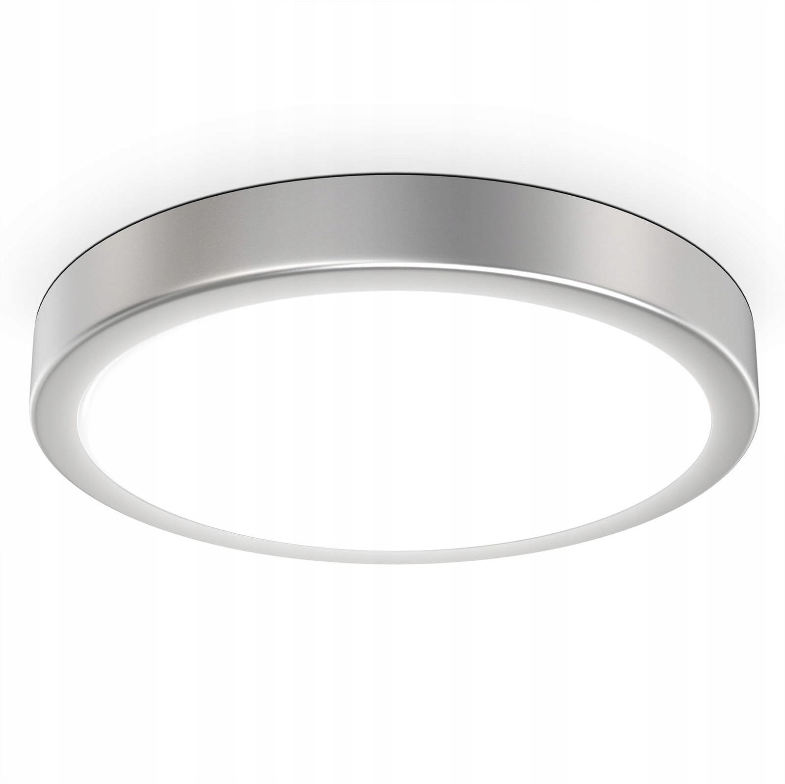 Ns-Lighting Plafon Led 18W Srebrny Pokój Kuchnia Korytarz (1519 ...