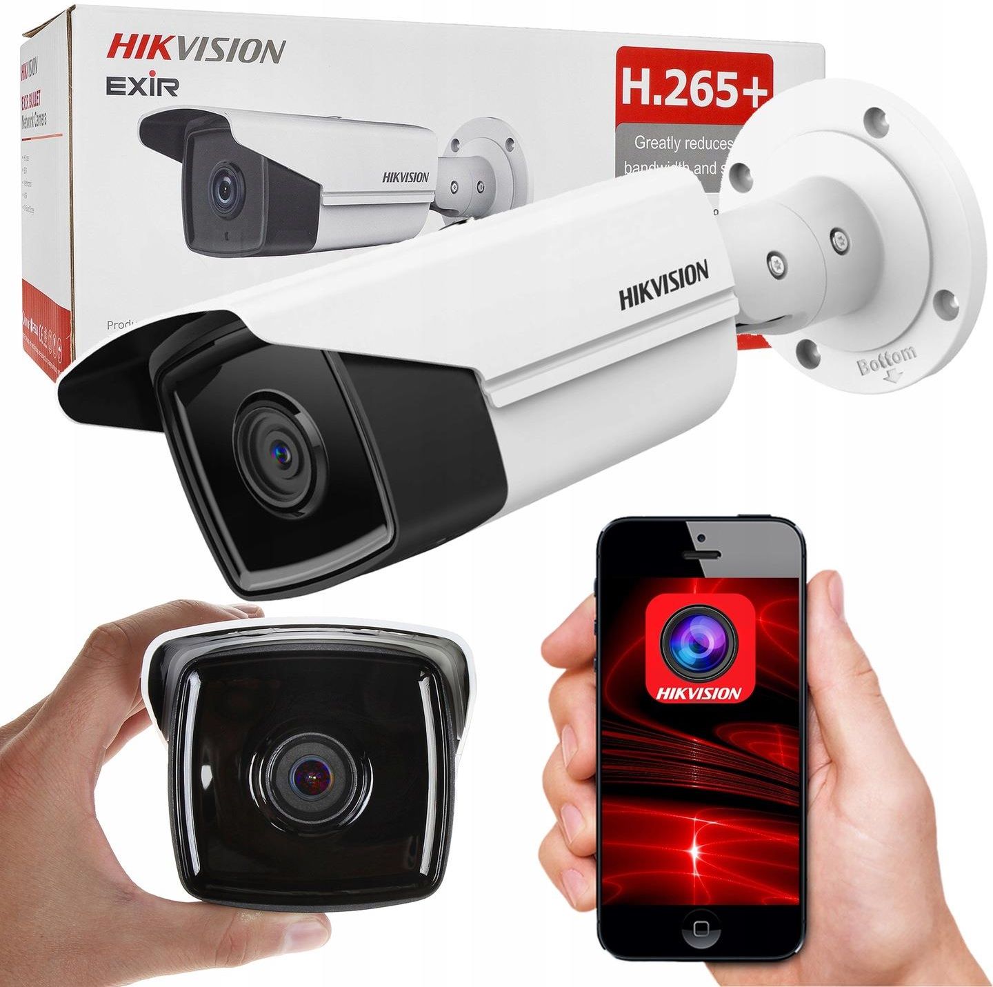 Kamera przemysłowa Hikvision Ip Kamera Ip 2Mpx Ds-2Cd2T23G2-2I 2.8Mm ...