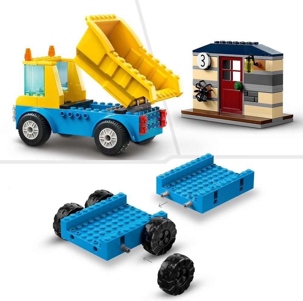 LEGO City 60391 Ciężarówki i dźwig z kulą wyburzeniową - ceny i opinie ...
