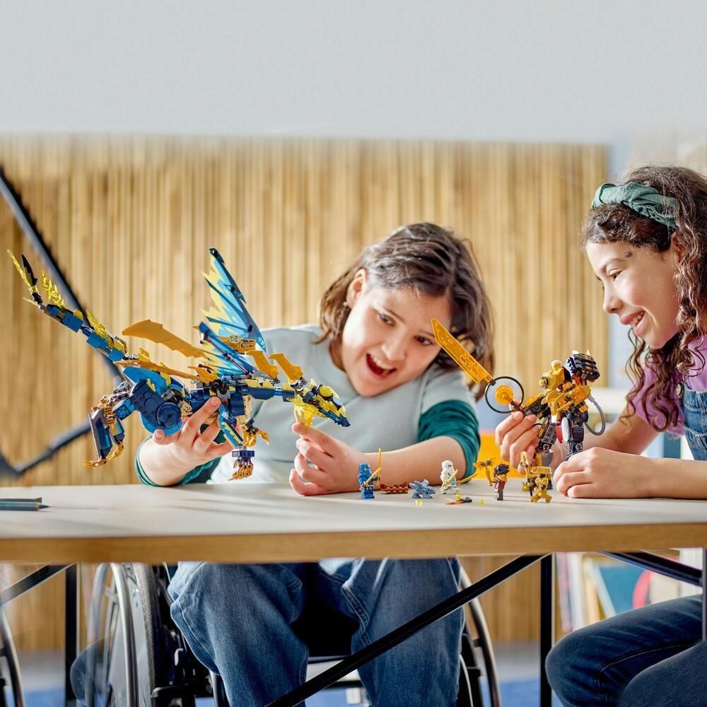 LEGO Ninjago 71796 Smok żywiołu kontra mech cesarzowej - ceny i opinie - Ceneo.pl