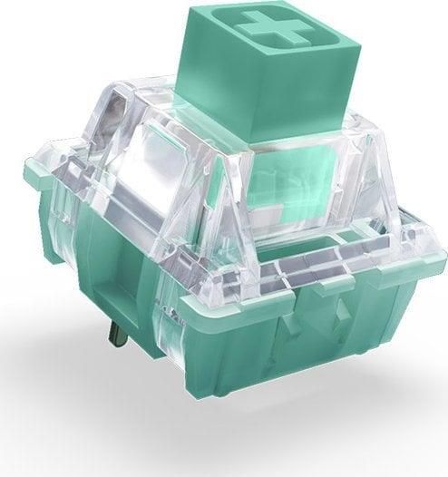 Xtrfy Kailh Box Glazed Green Switches, mechaniczne, 3-Pin , clicky MX ...