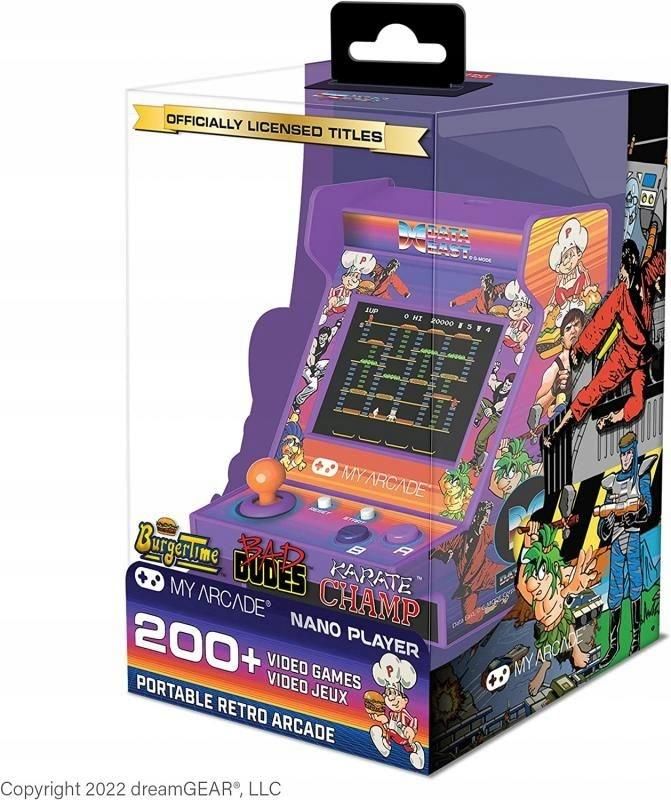 My Arcade Data East Hits Nano Player 4.5 Portable Mini Arcade 208 gier ...