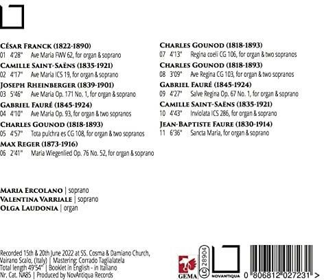 Płyta kompaktowa Kaire Maria/Sacred Music for Soprano and Organ (CD ...
