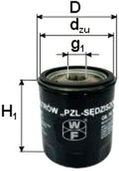 Pzl Sedziszow Filtr Oleju W6104 W61083 Op612 - opinie i ceny na Ceneo.pl