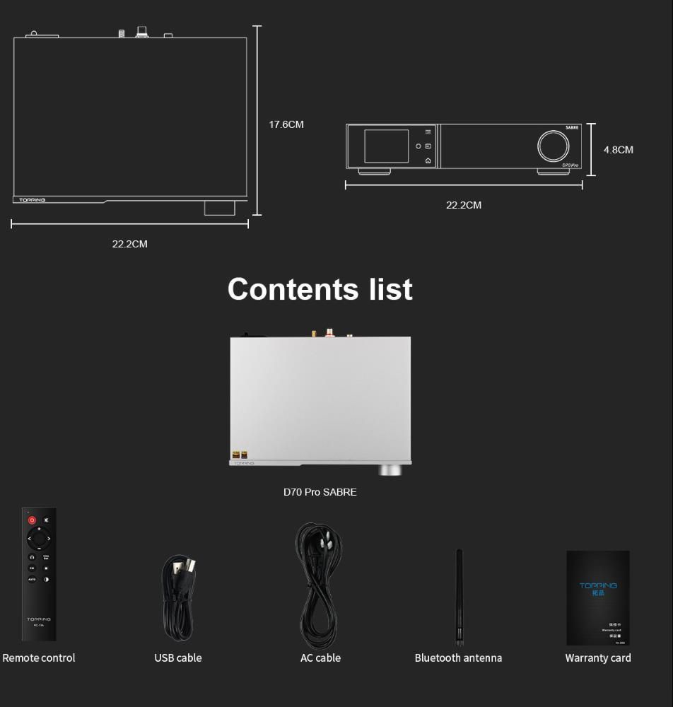 Topping D70 Pro Sabre (Srebrny) - opinie i ceny na Ceneo.pl