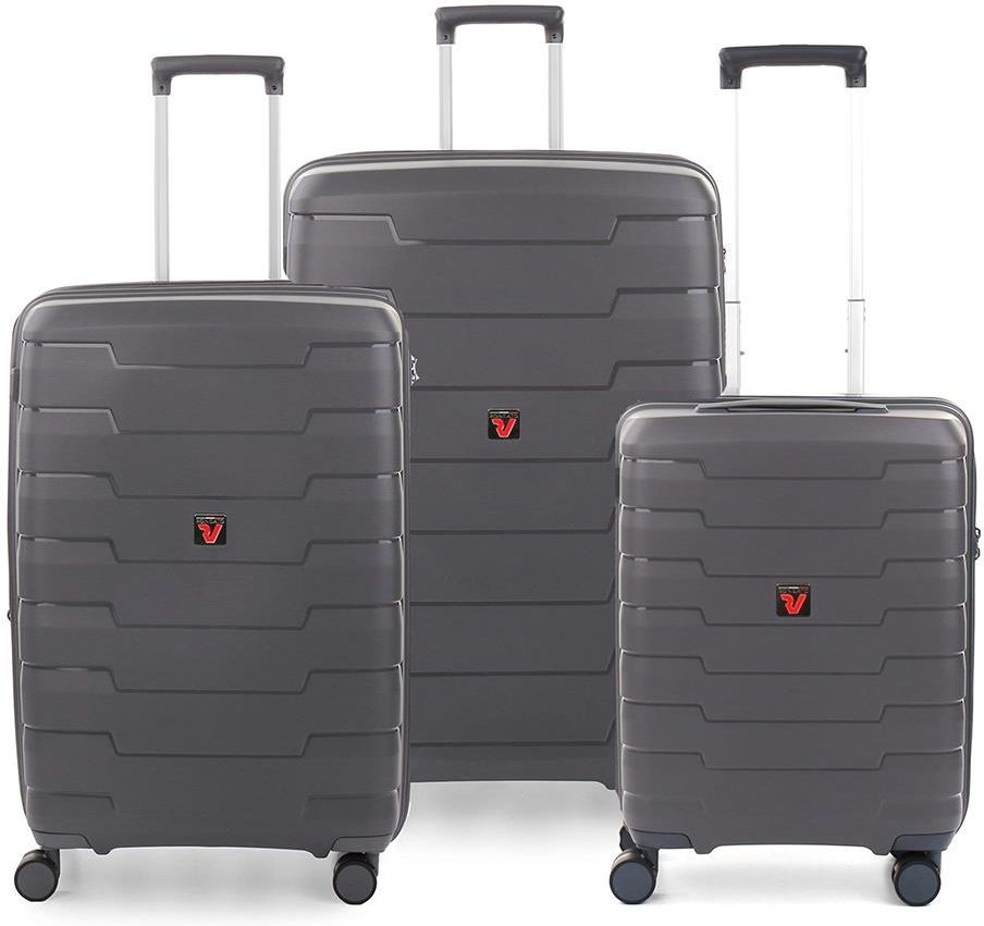 Zestaw walizek RONCATO SKYLINE 4181 Antracytowe - Ceny i opinie - Ceneo.pl
