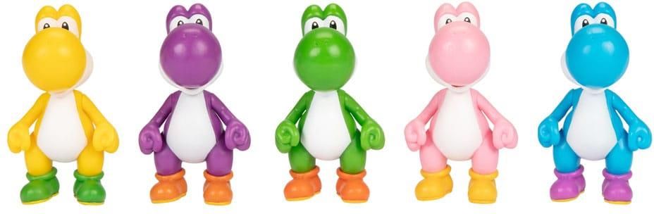 Jakks Pacific World of Nintendo Action Figures Yoshi Wave 2 6cm - Ceny ...