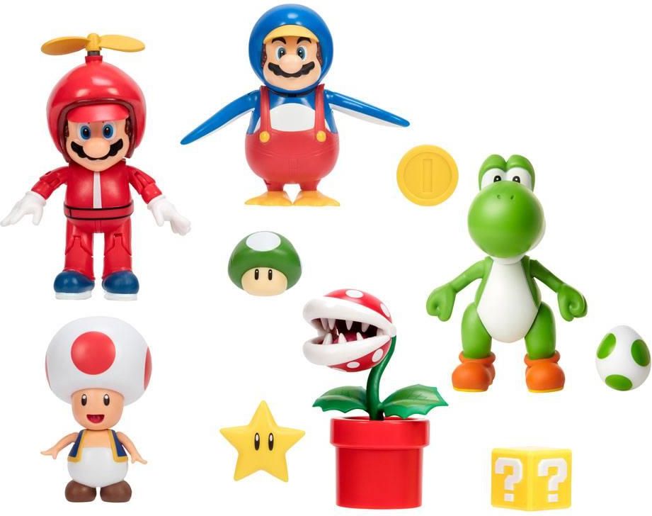 Jakks Pacific World of Nintendo Action Figures 10cm Wave 26 Assortment ...