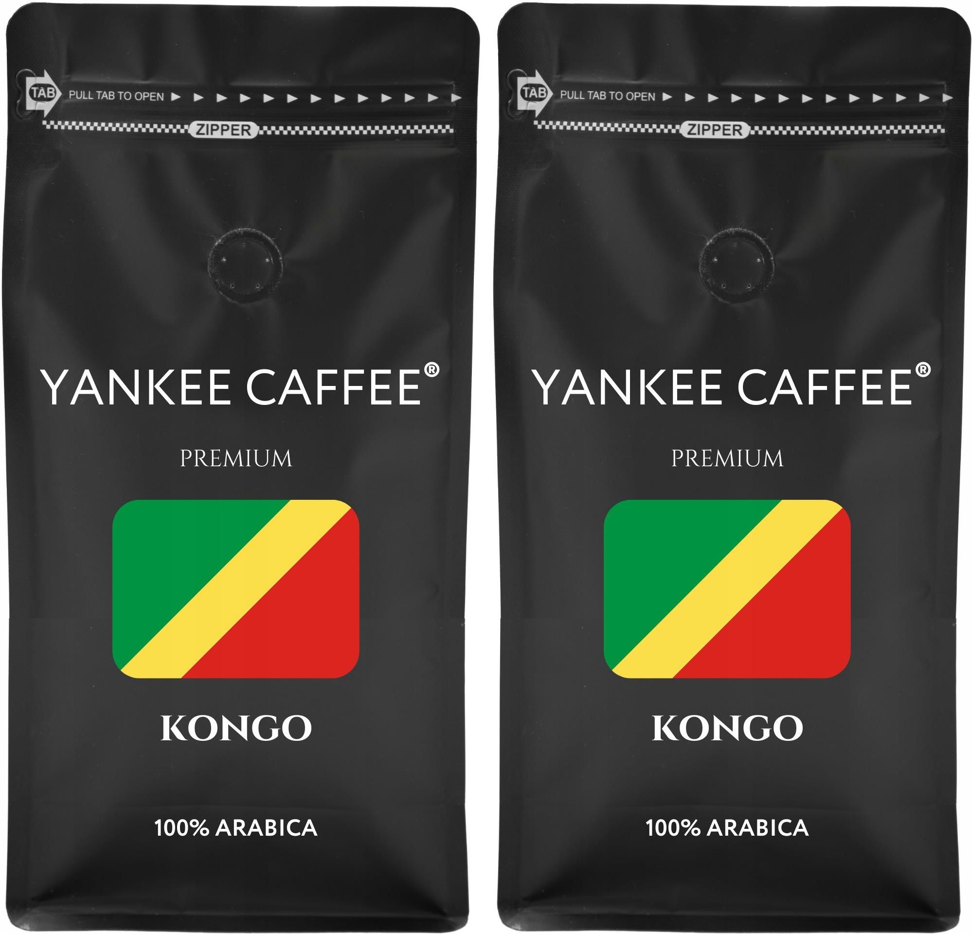 Kawa Yankee Caffee Ziarnista Arabica Świeżo Palona Kongo 2kg - Ceny i ...