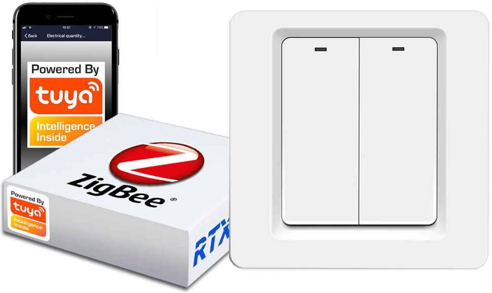System domotyki RTX Włącznik Światła Zigbee Tuya ZLS2M - Opinie i ceny ...