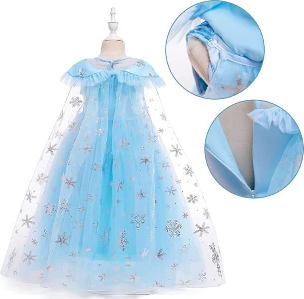 STRÓJ FROZEN II SUKIENKA ELSA KRAINA LODU E201 KSIĘŻNICZKA 140 - Ceny i ...