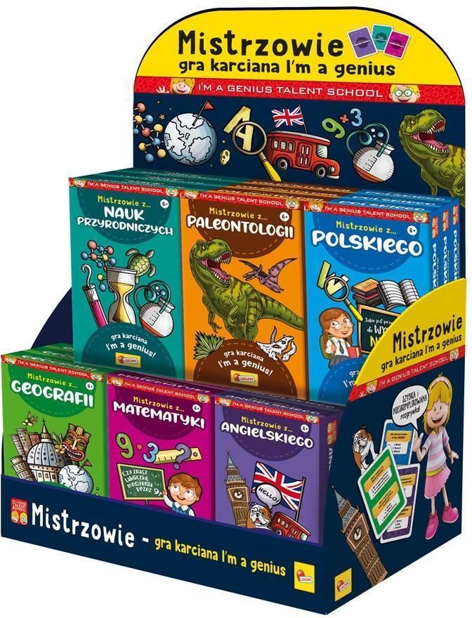 Lisciani Mały Geniusz - Zestaw Mistrzowie 18szt - Gra dla dziecka ...