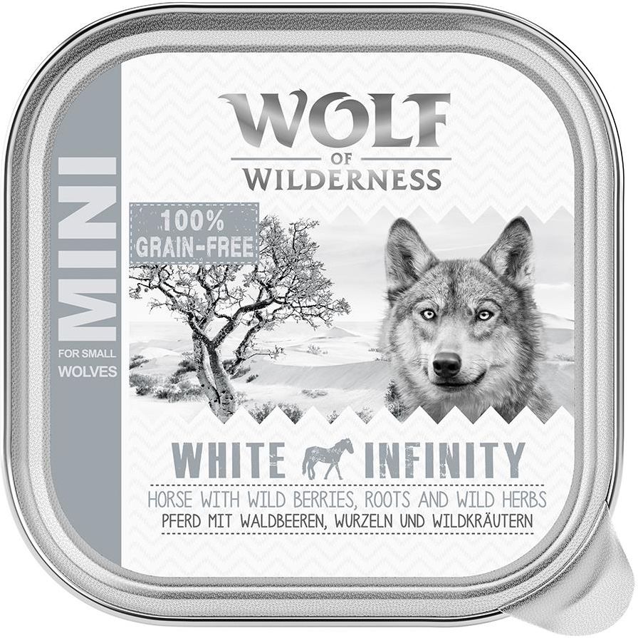 Karma Wolf Of Wilderness Mini Adult Tacki White Infinity Konina 6x150g ...