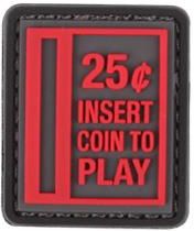 Naszywka 3D - Insert Coin to Play - Czerwony - 101 Inc. - Ceny i opinie ...