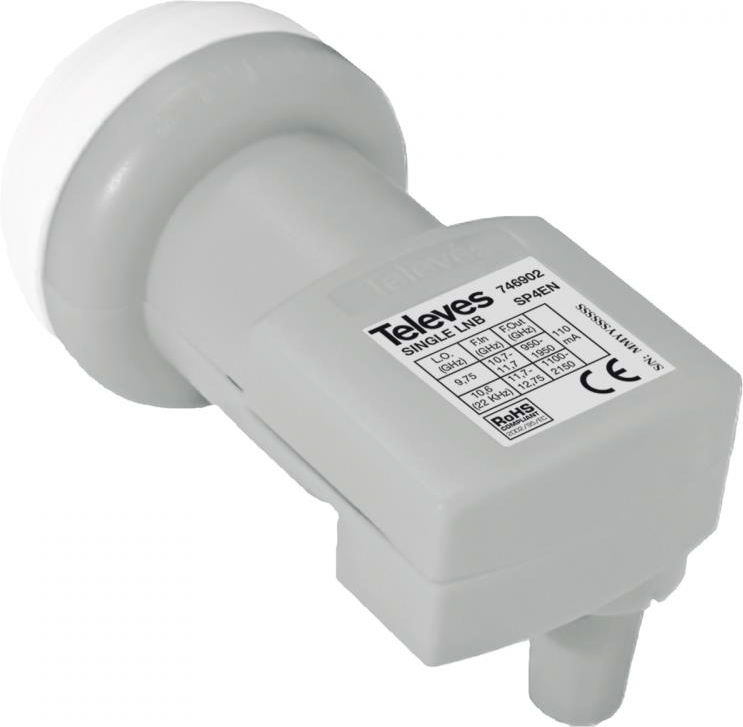 Televes Konwerter Single Ref. 746902 Szary - Opinie i ceny na Ceneo.pl