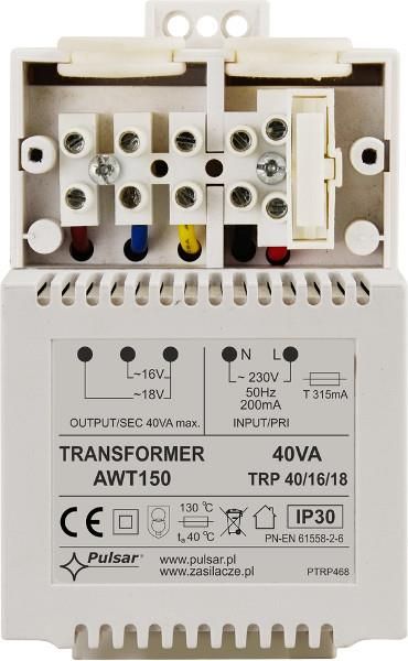 Pulsar Transformator Awt150 Trp 40V/16A/18A - Opinie i ceny na Ceneo.pl