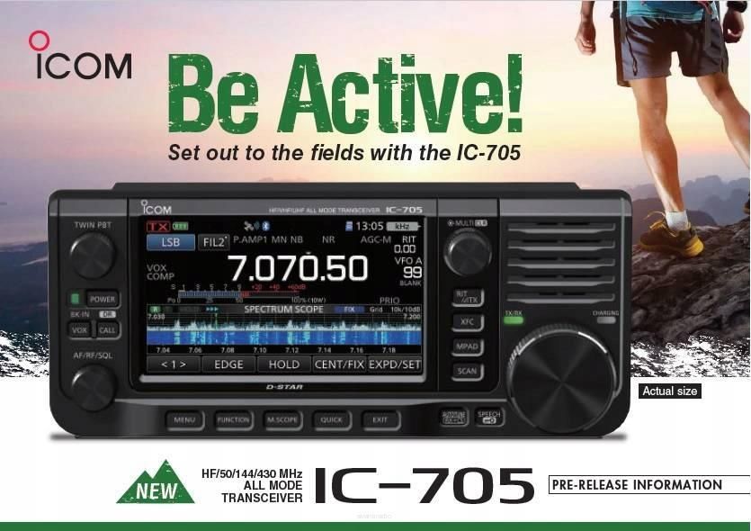 Icom Ic-705 Radiostacja Sdr-Qrp Kf-Uhf - Opinie i ceny na Ceneo.pl
