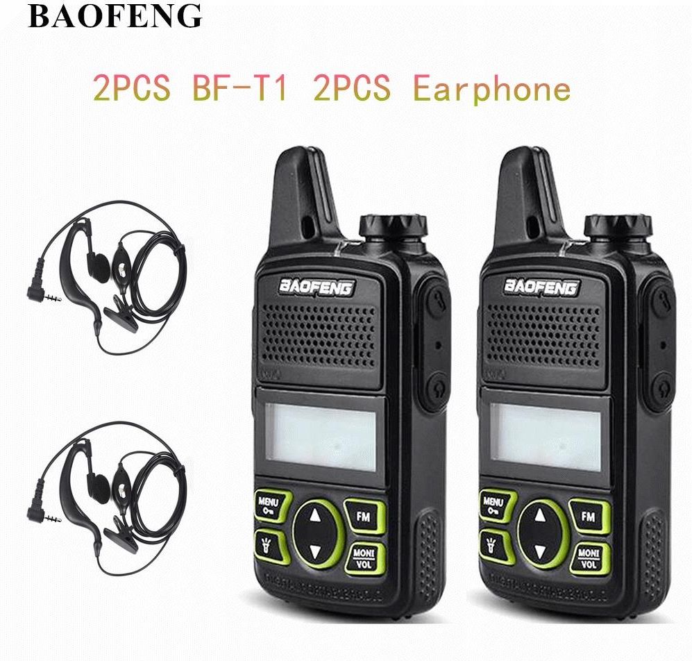 Baofeng 2Pcs Bf-T1 Mini Uhf Two Way Radio With Usb - Opinie i ceny na ...